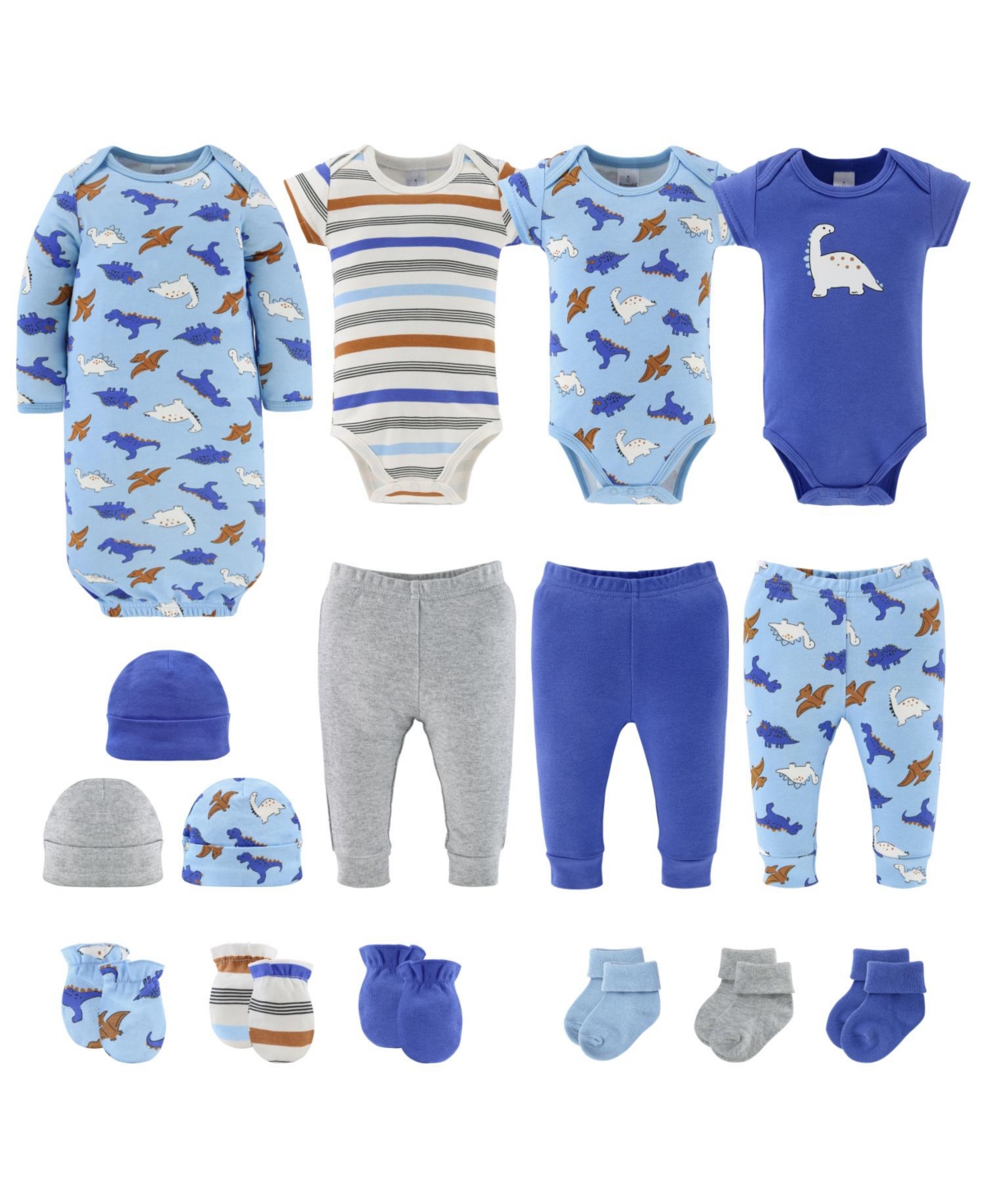 Click here for The Peanutshell Baby Boys Blue Dino Newborn Layett... prices