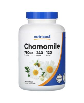 Nutricost Chamomile 750 mg - 240 Capsules (375 mg per Capsule) - Macy's