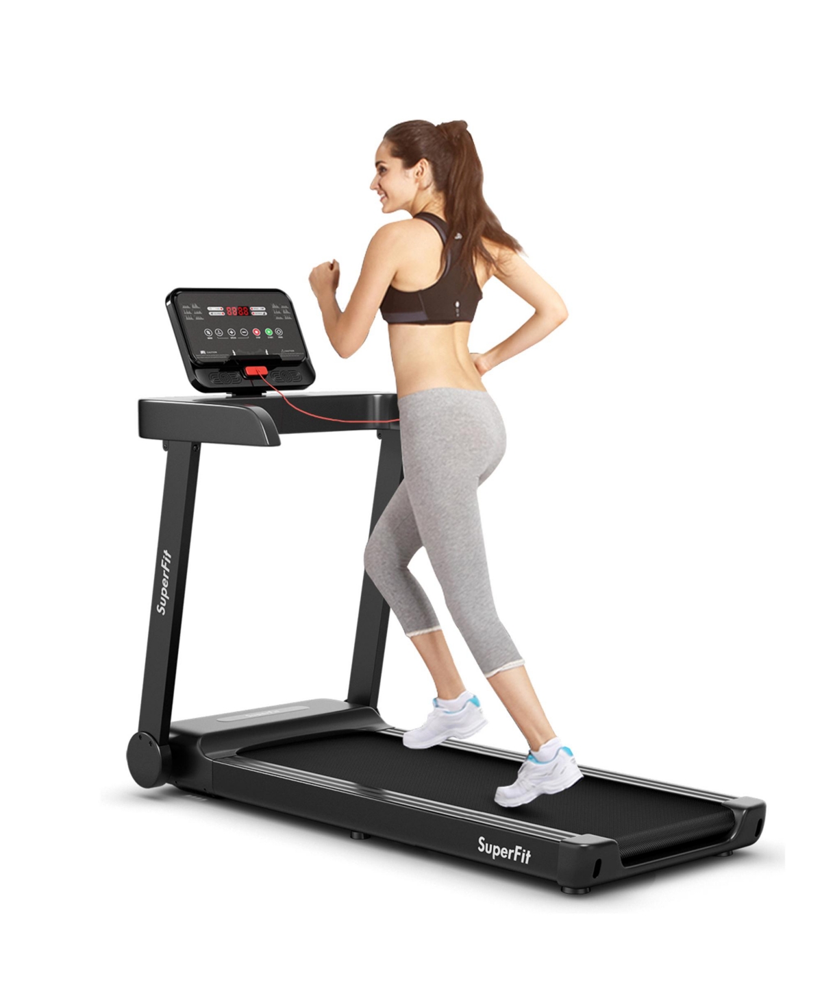 Click here for Gymax 2.25HP Electric Motorized Running Machine Tr... prices