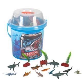 Wild Republic Shark Bucket, Toy Figurines, Kids Gifts, Shark Party ...