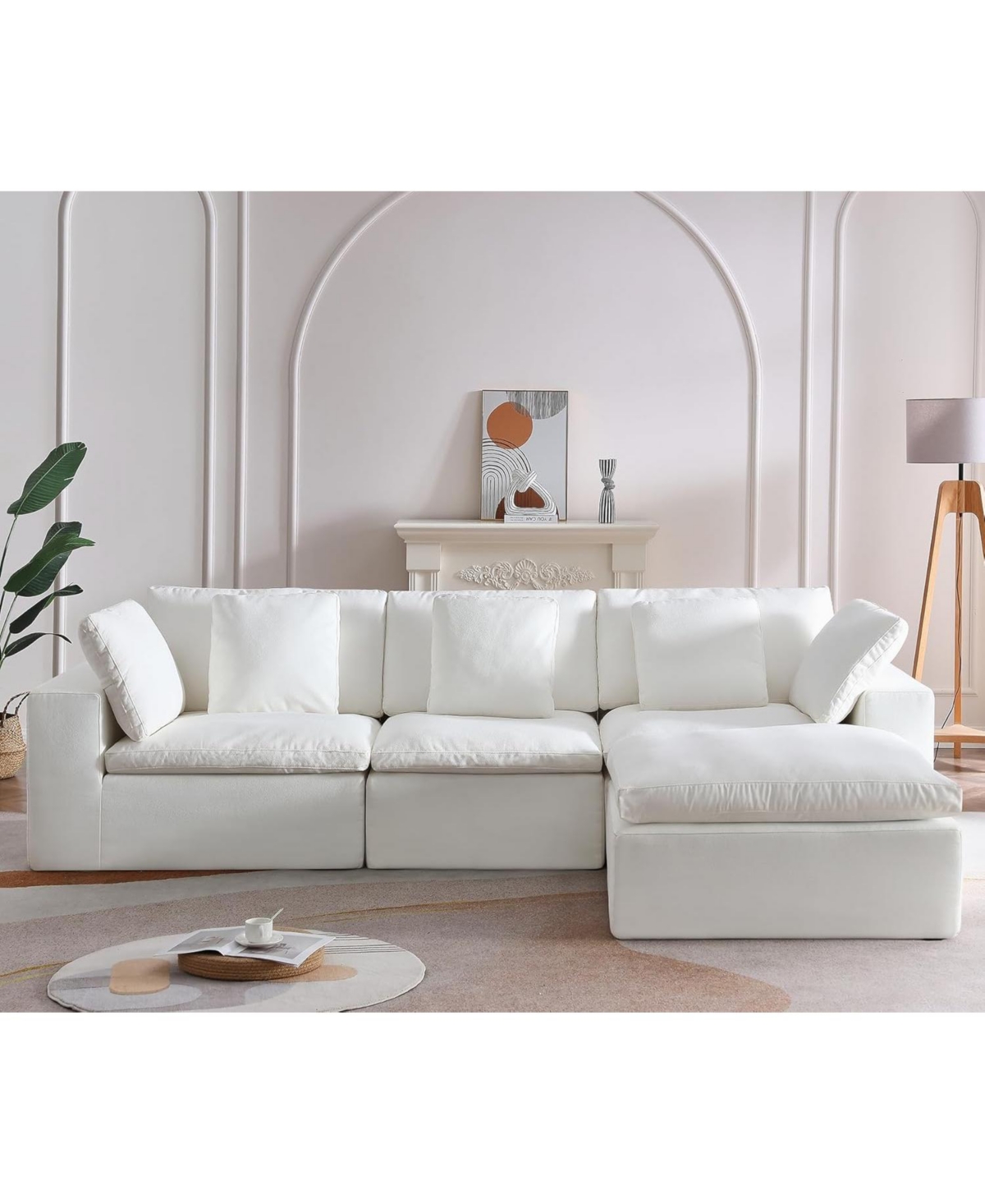 Click here for Tribesigns Modern Modular Sectional Sofa  118 L-Sh... prices