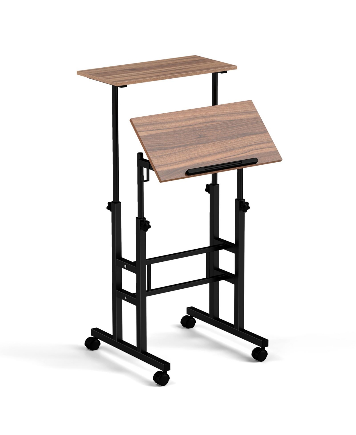 Click here for Gouun Height-adjustable Mobile Standing Desk with... prices