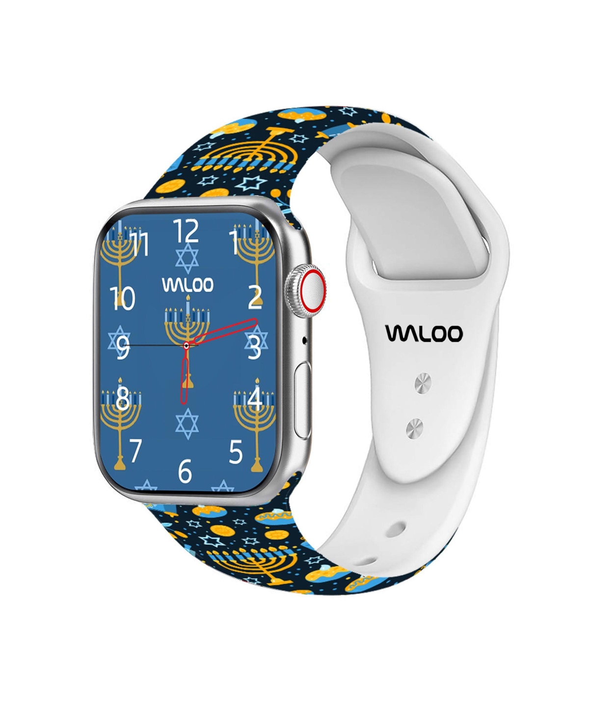 Click here for Waloo Hanukkah Inspired Silicone Band For Apple Wa... prices