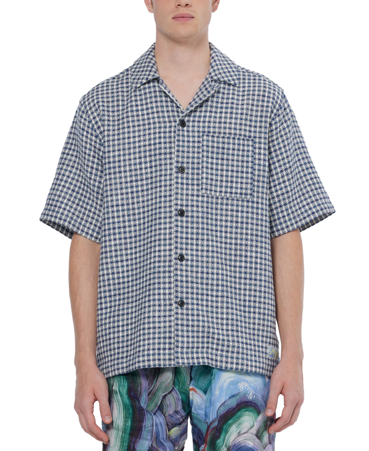 Click here for Scotch & Soda Mens Relaxed Fit Short Sleeve Jacqua... prices