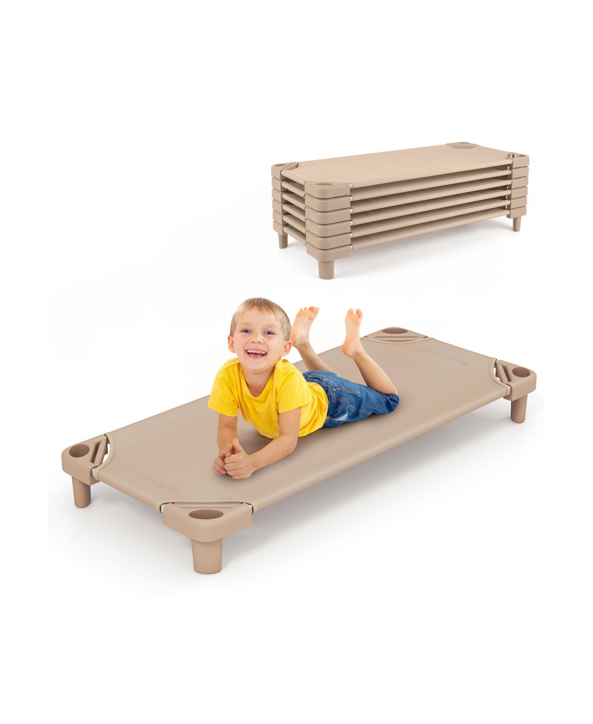 Click here for Gouun Kids Stackable Daycare Cot Pack of 6 with De... prices