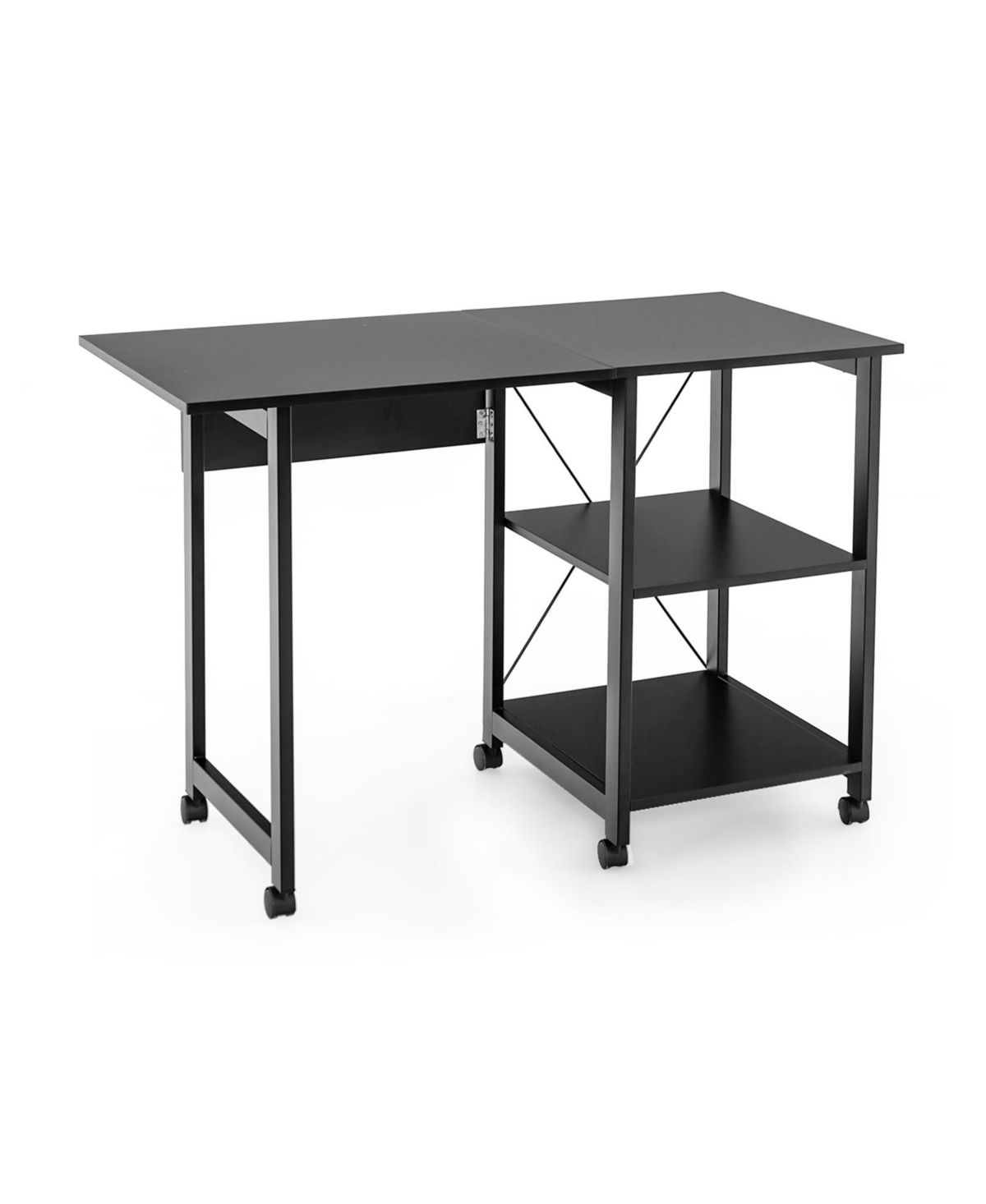 Click here for Gouun Folding Writing Office Desk with Storage She... prices