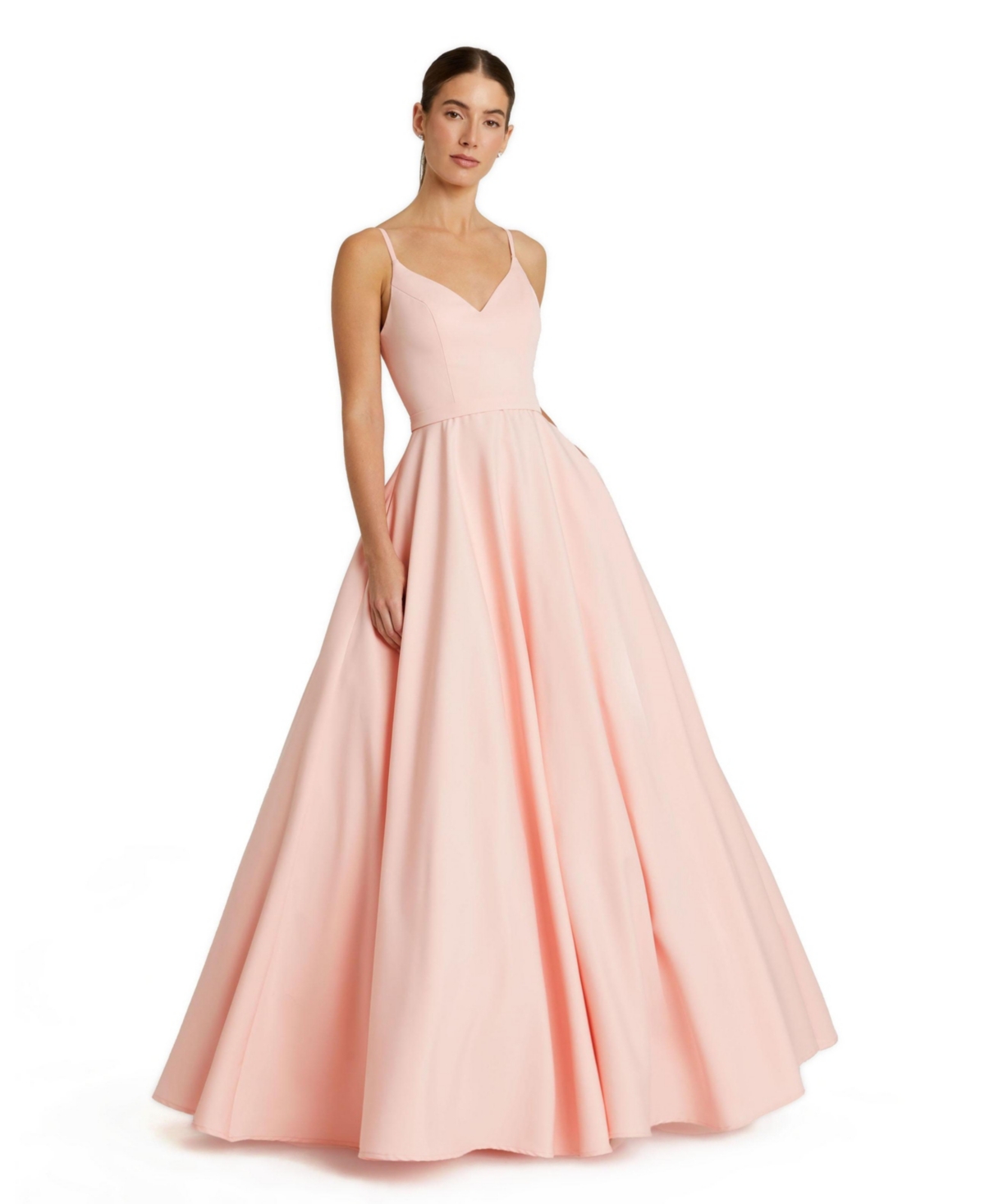 Click here for Mac Duggal Womens Ieena Classic A-Line V-Neck Ball... prices