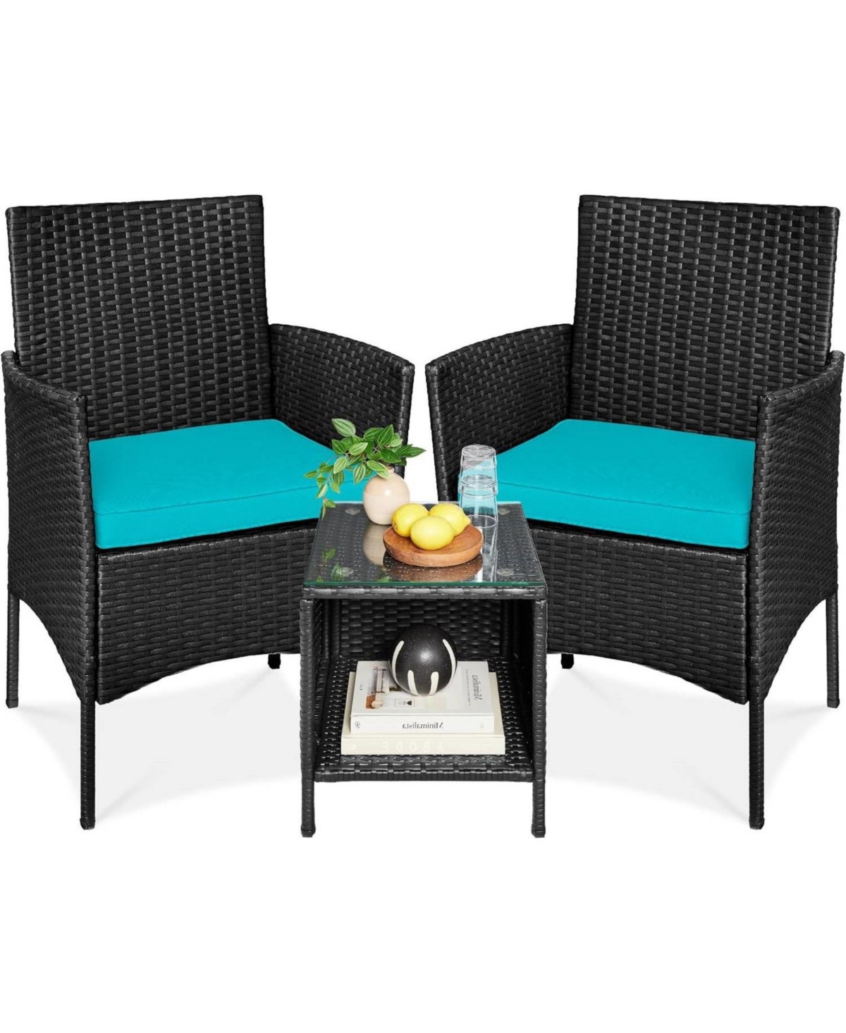 Click here for Slickblue 3-Piece Pe Wicker Outdoor Dining Patio F... prices