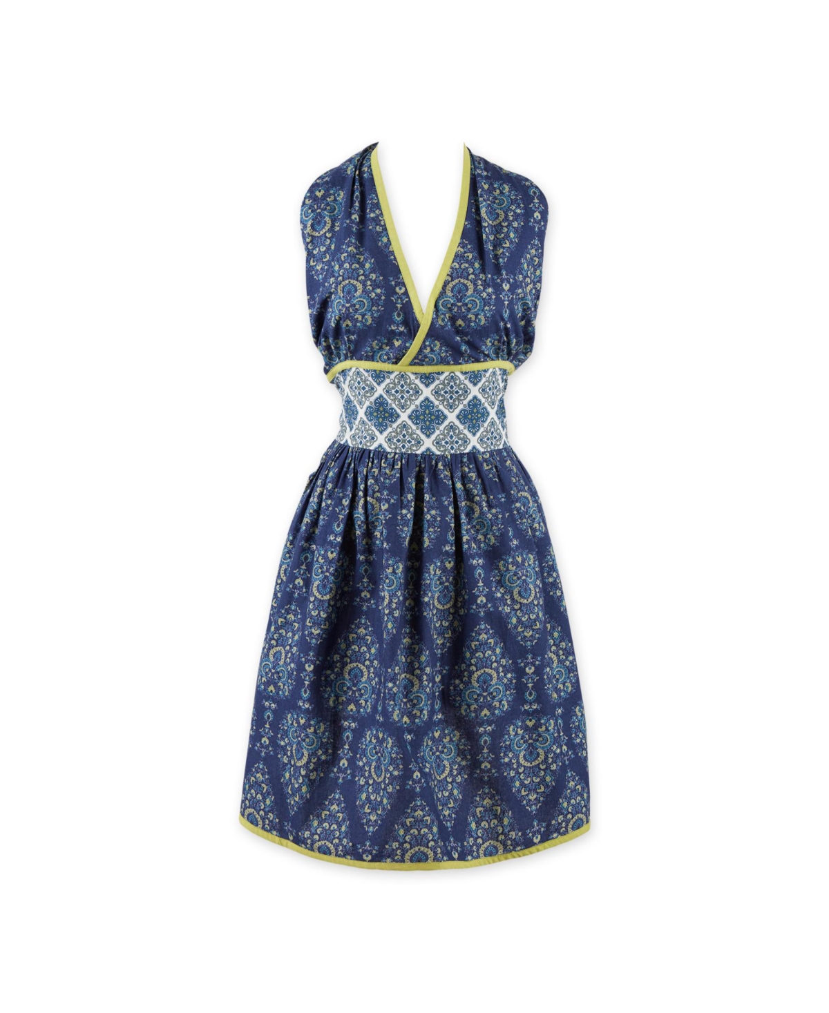 Click here for Design Imports Imperial Apron - Blue Imperial prices