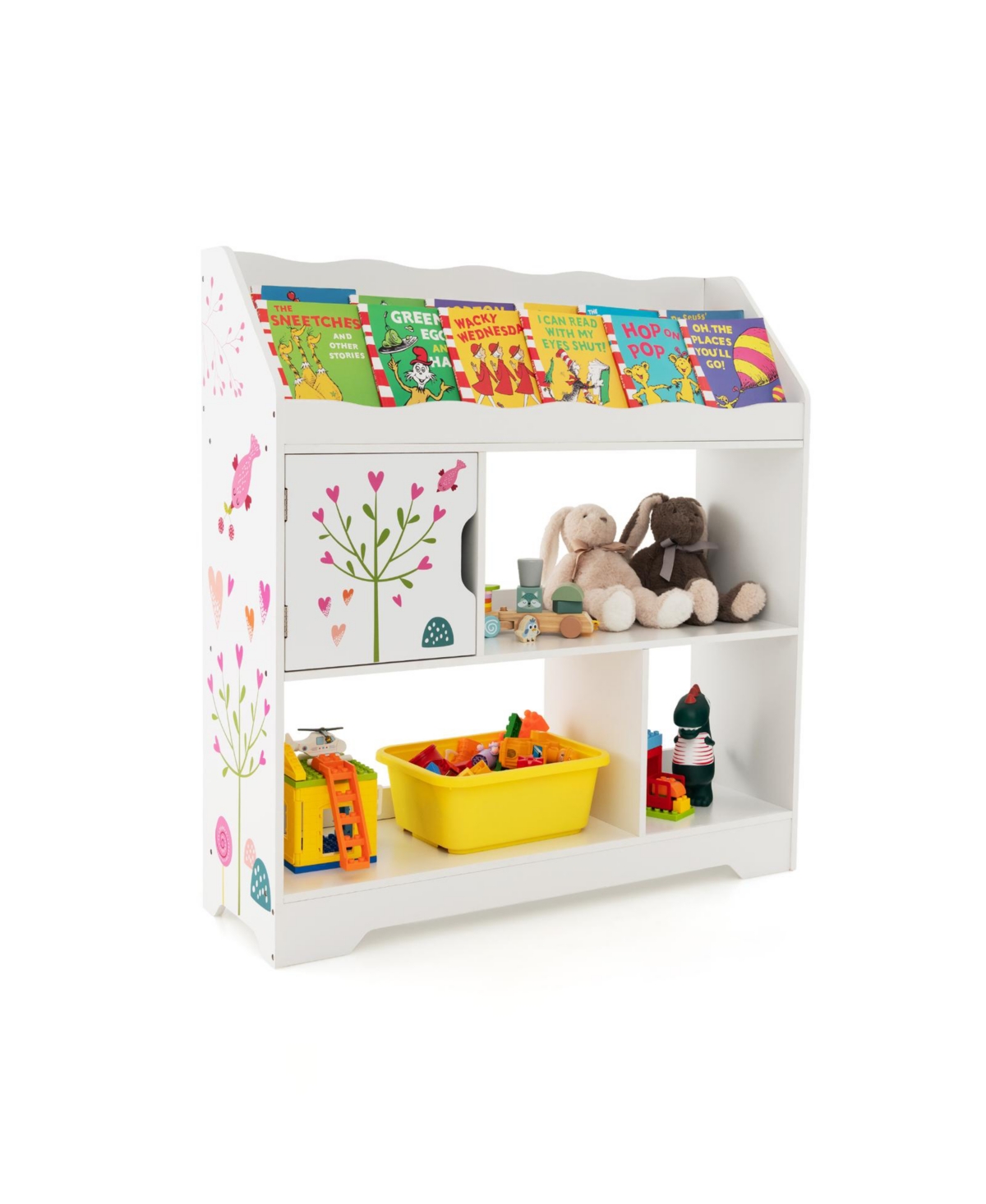 Click here for Gouun Kids Toy Storage Organizer with Book Shelf a... prices