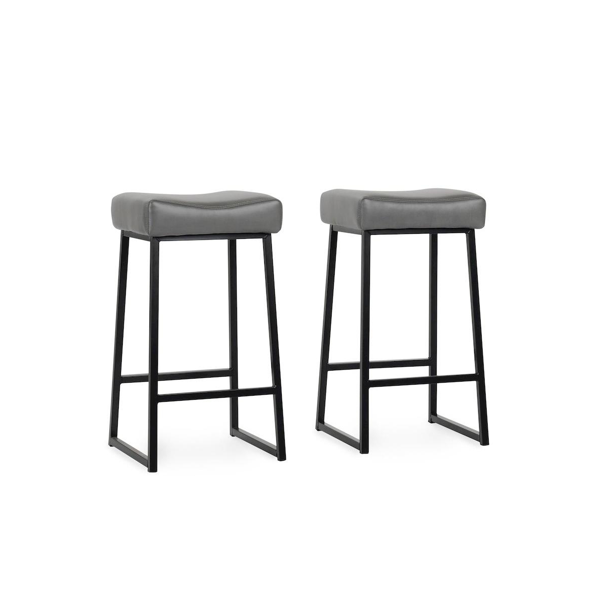 Click here for Kosas Home Amber 26 Counter Stool Smokey Grey (Set... prices