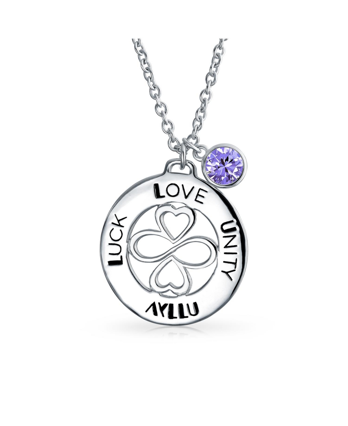 Click here for Bling Jewelry Ayllu Heart Infinity Clover Love Luc... prices