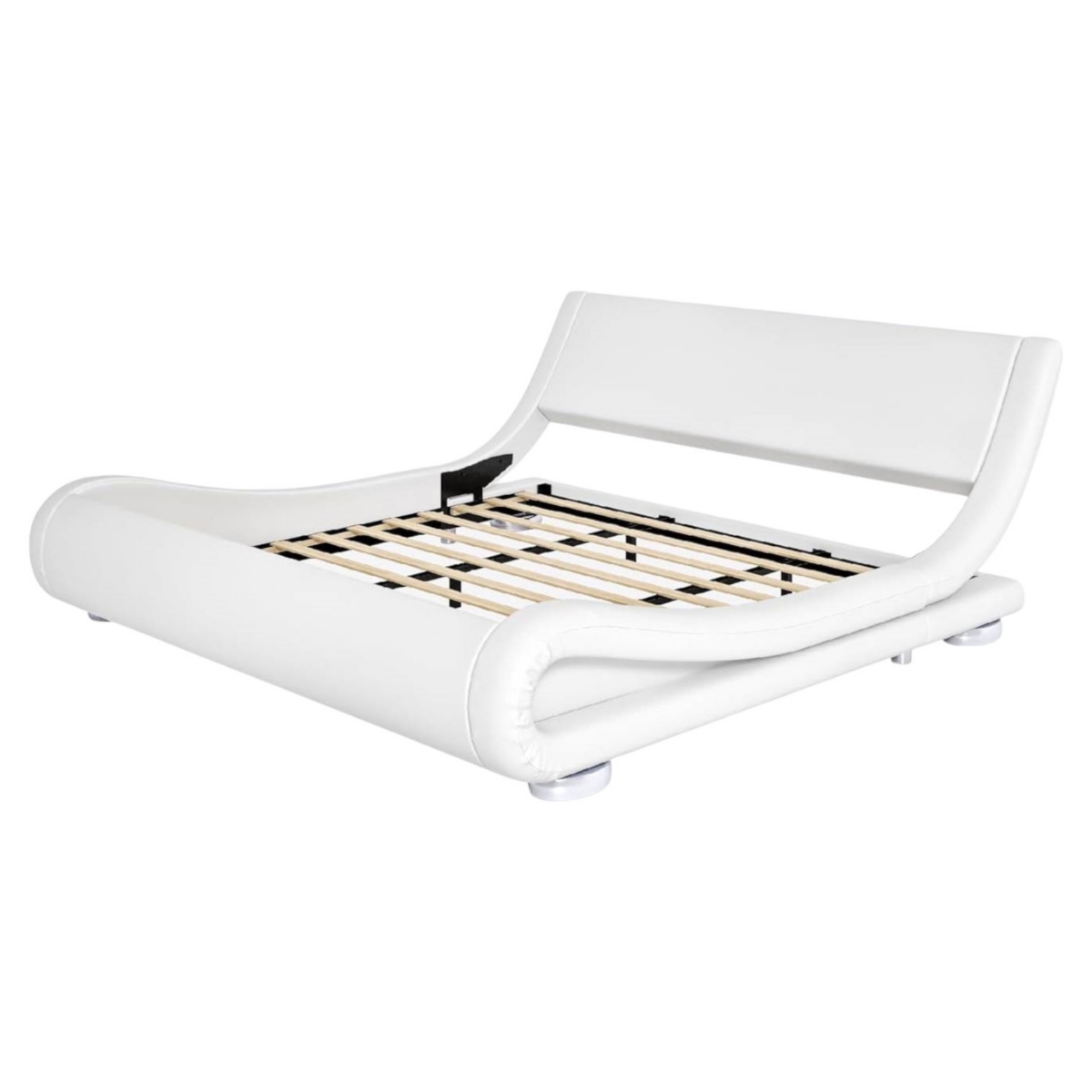 Click here for Slickblue Modern Upholstered Platform Bed Frame wi... prices