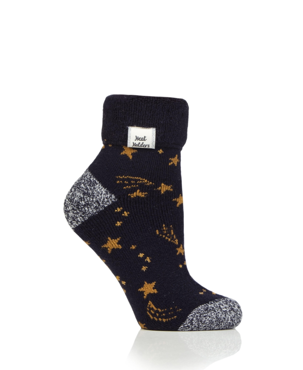Click here for Heat Holders Lite Samara Stars Sleep Socks - Navy prices