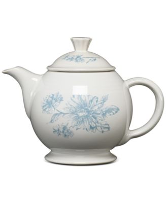 Fiesta Botanical Floral 44 oz. Covered Teapot - Macy's