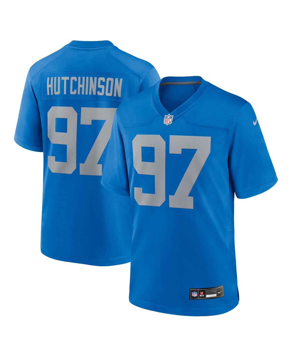 Click here for Nike Mens Aidan Hutchinson Blue Detroit Lions Alte... prices