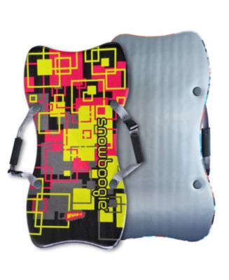 Snowboogie 36" Single Rider Snow Sled with Adjustable Handles Straps ...