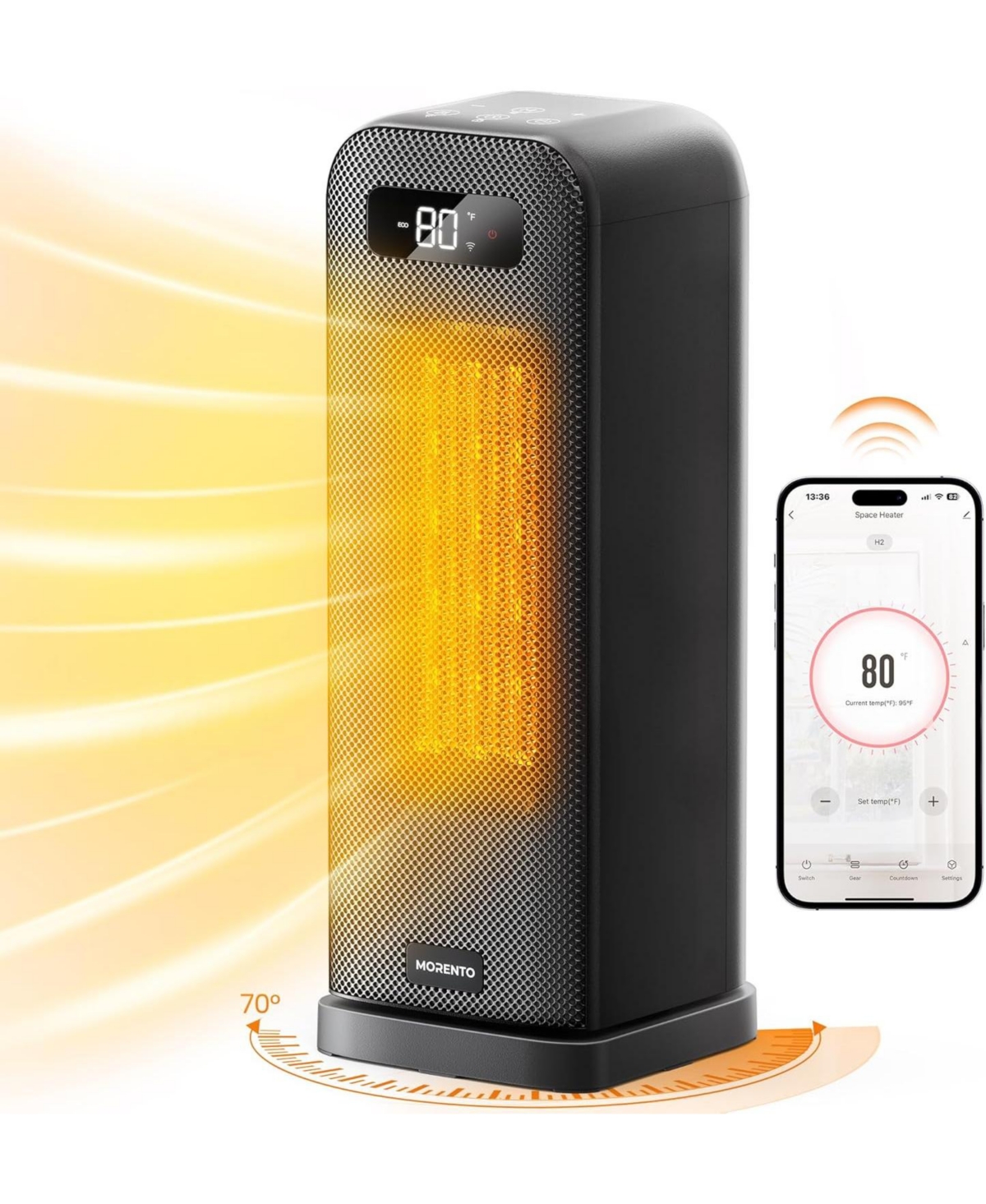 Click here for Morento Smart Space Heater  1500W Electric Heater... prices