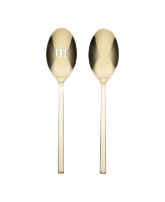 Oneida Allay Champagne 2-Piece Serving Spoon Set - Macy's