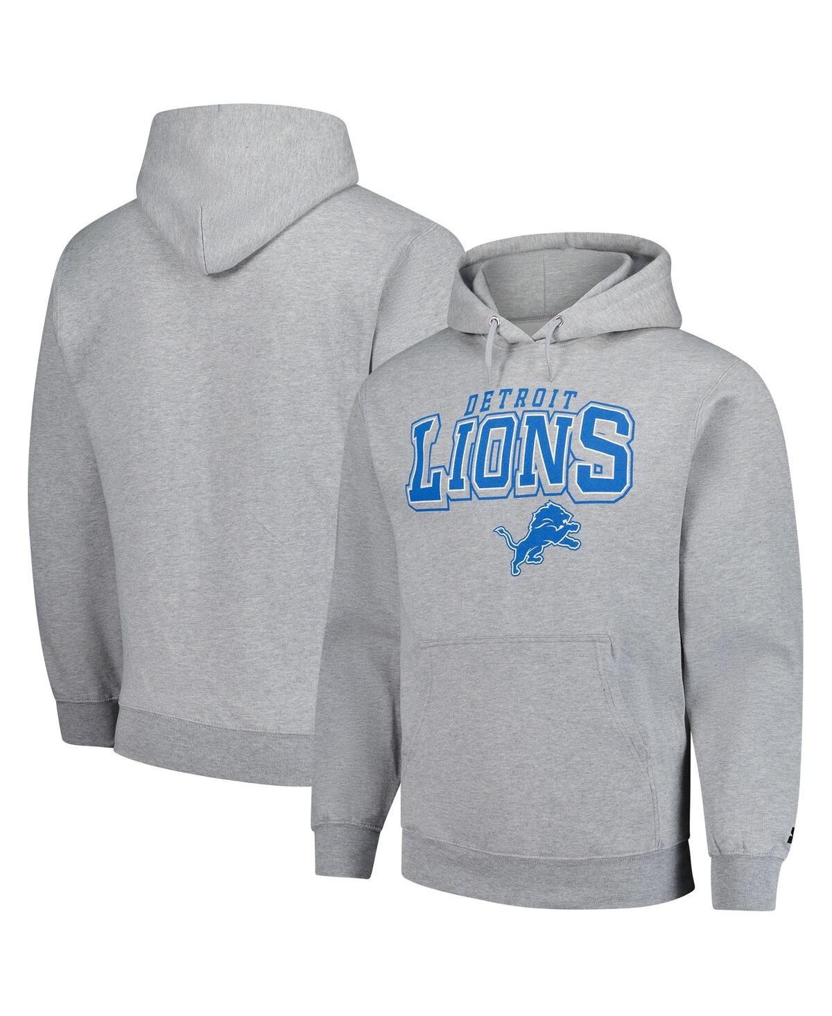 Click here for Starter Mens Heather Gray Detroit Lions Vintage Pu... prices