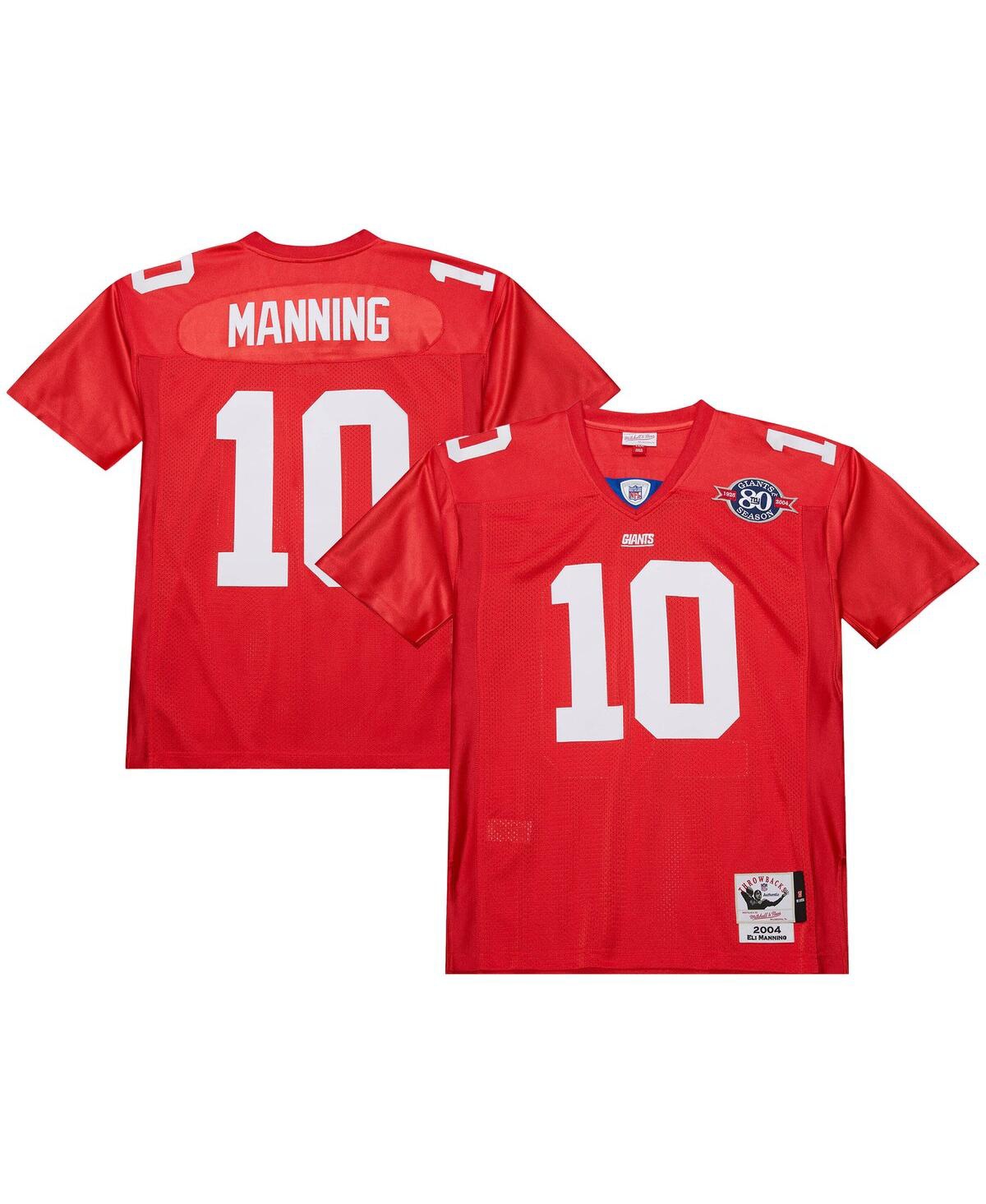Click here for Mitchell & Ness Mens Eli Manning Red New York Gian... prices