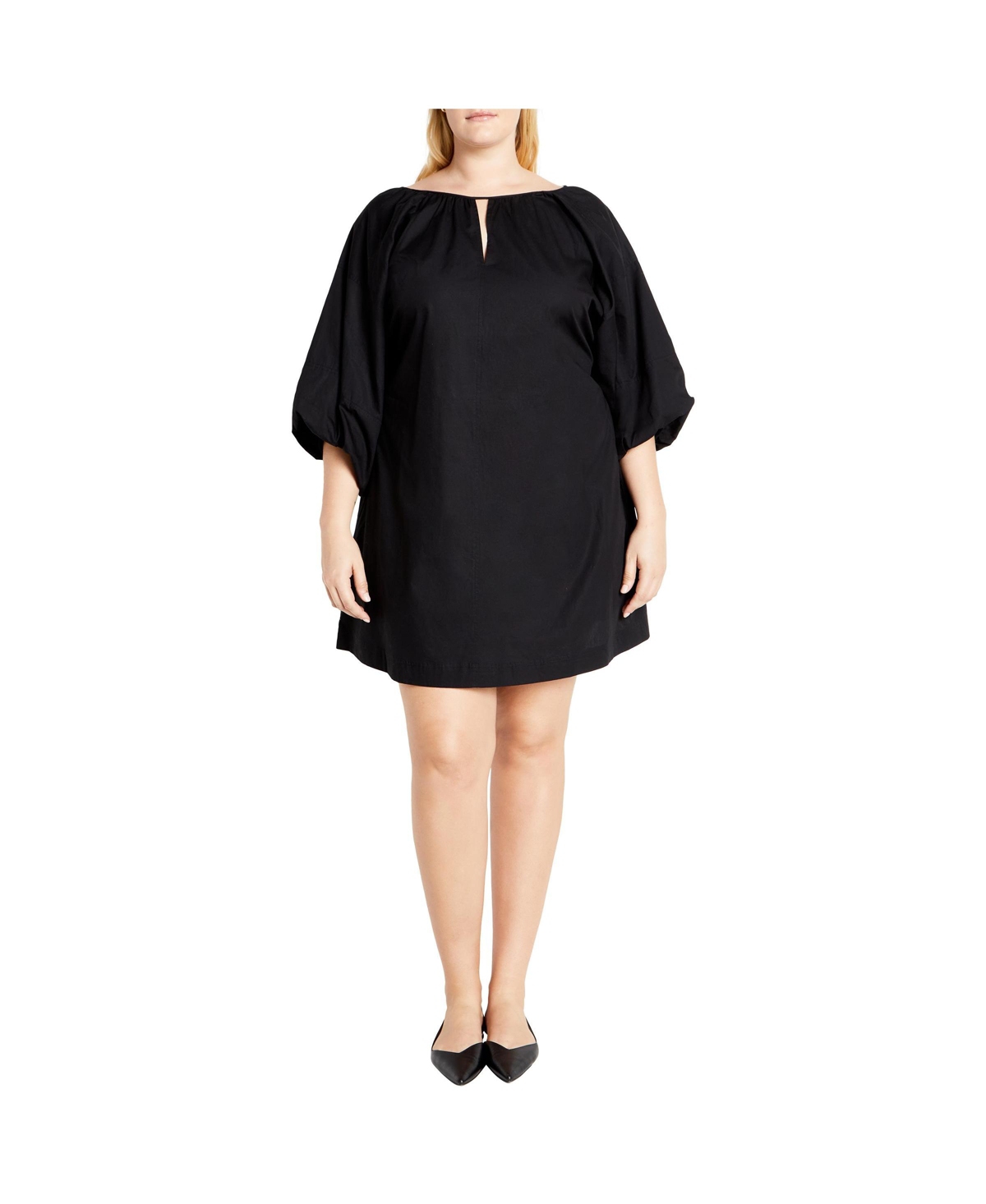 Click here for City Chic Plus Size Mini Jamie Dress - Black prices