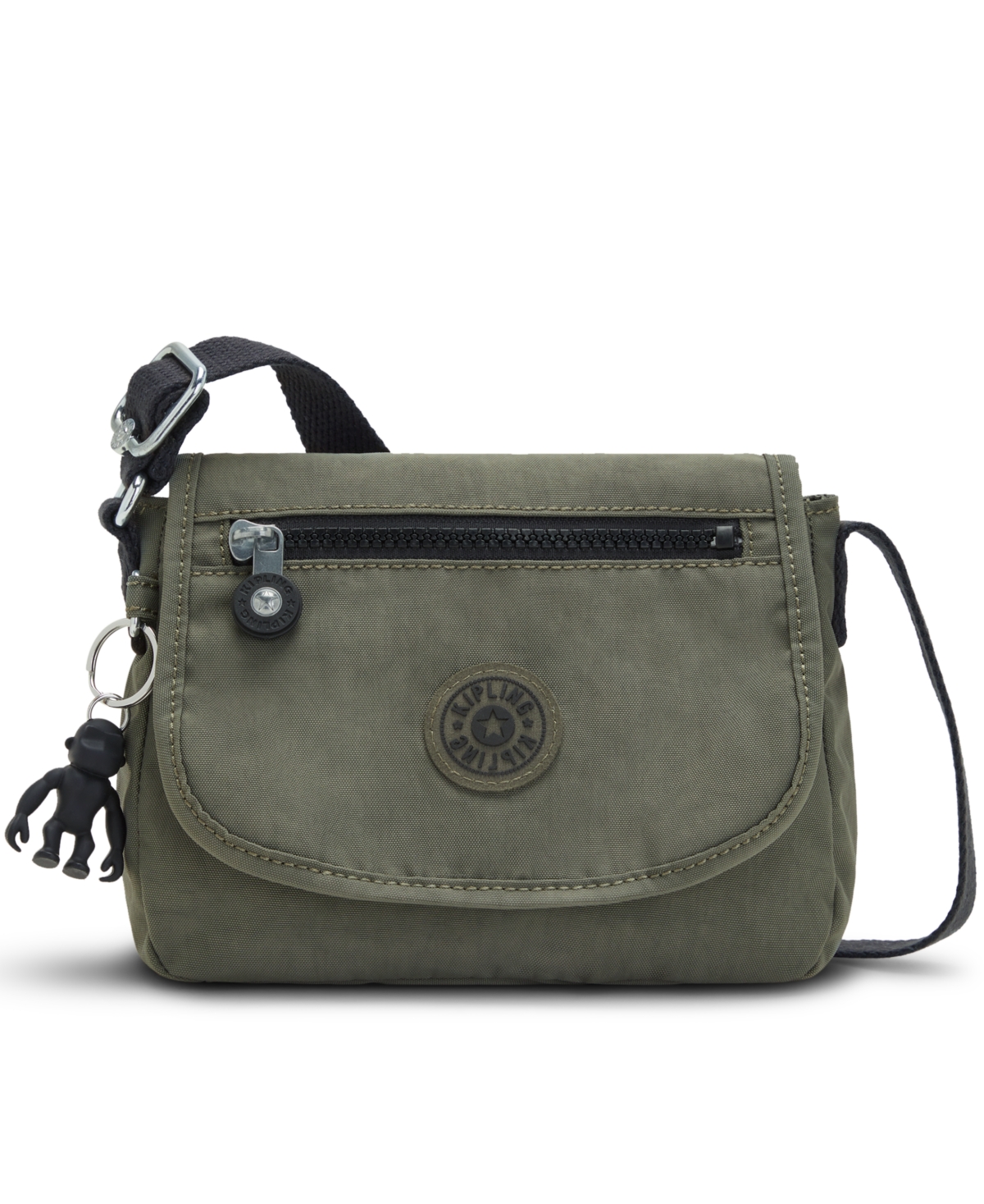 Click here for Kipling Sabian Mini Crossbody Bag - Gleaming Green prices