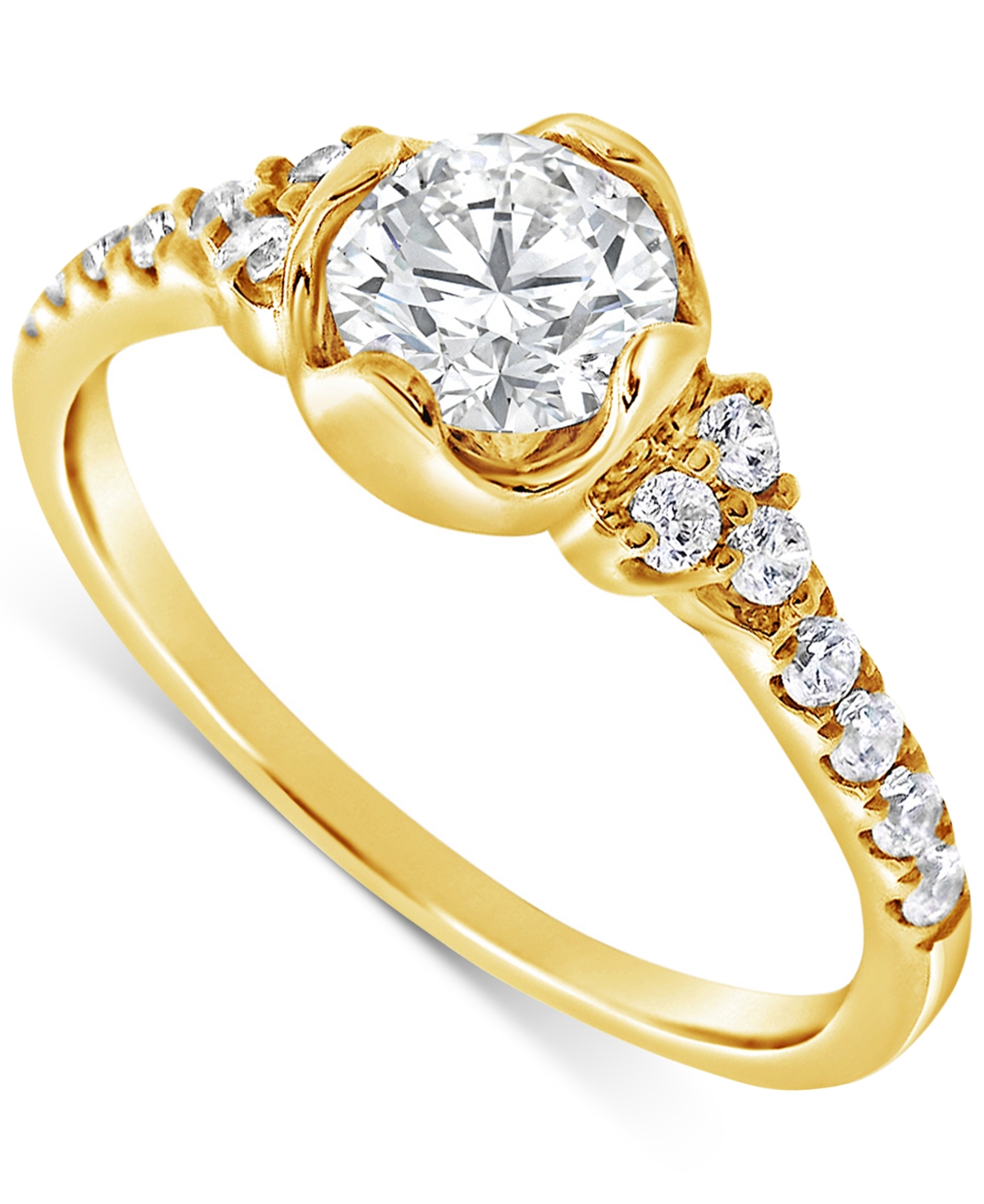 Click here for Diamond Engagement Ring (1 ct. t.w.) in 14k Gold -... prices
