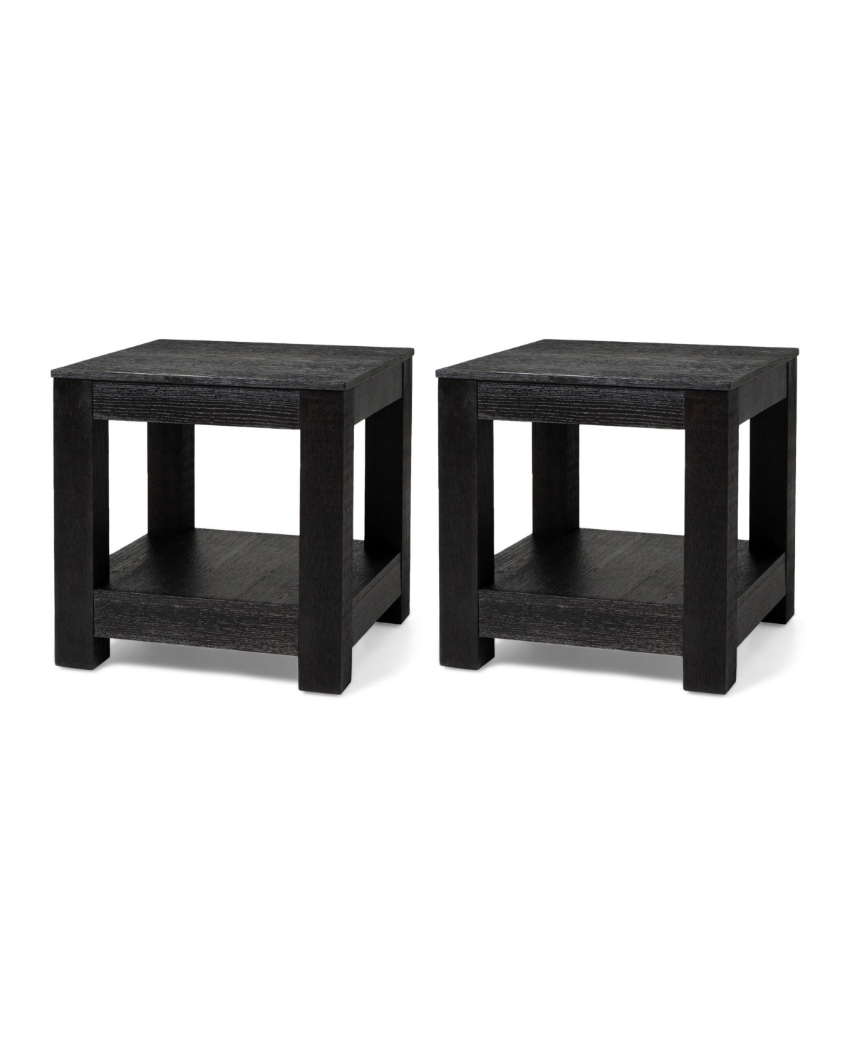 Click here for Maven Lane Paulo Wooden Side Table in Weathered Bl... prices
