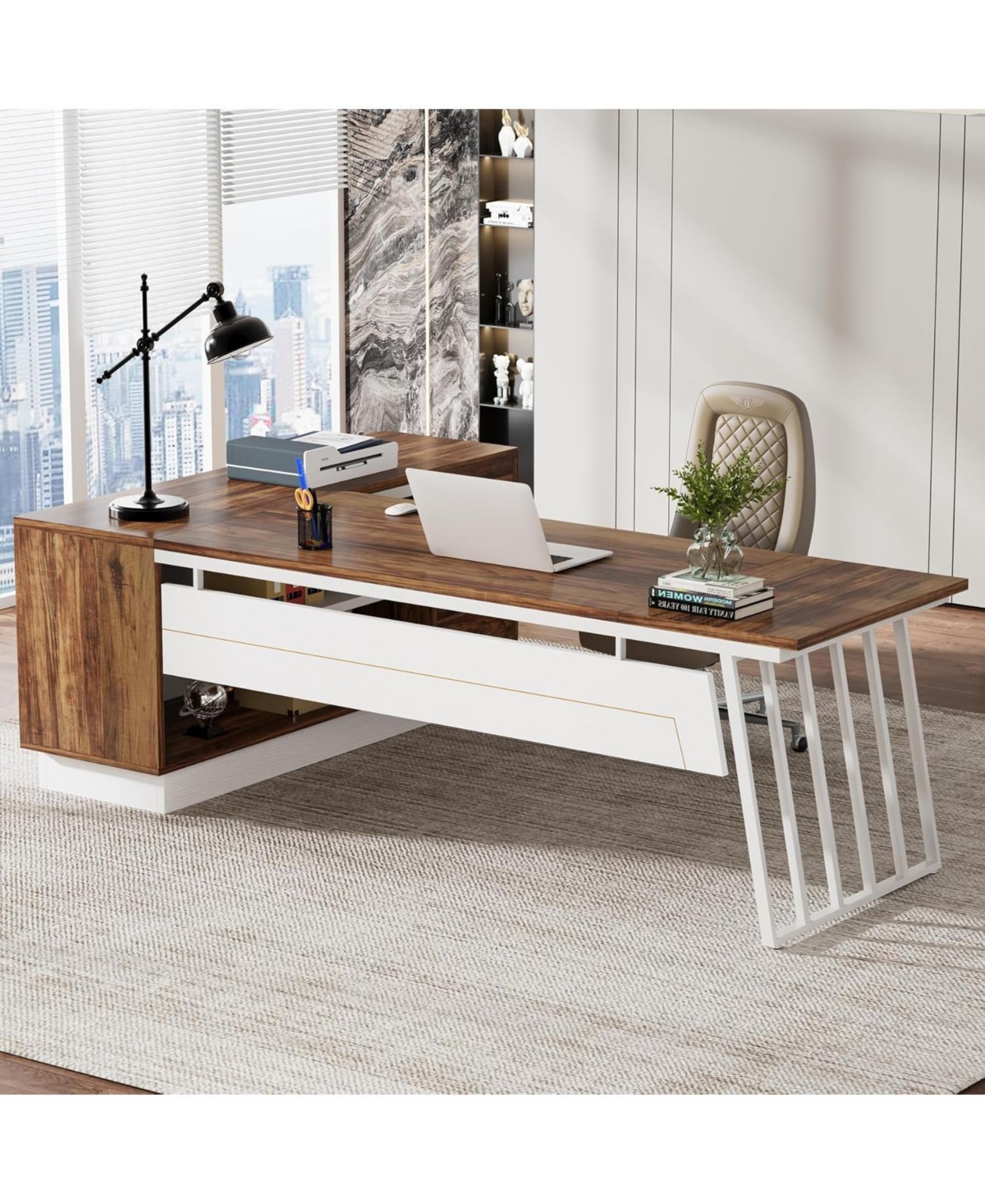 Click here for Tribesigns 71-Inch Executive Desk  L-Shaped Desk w... prices
