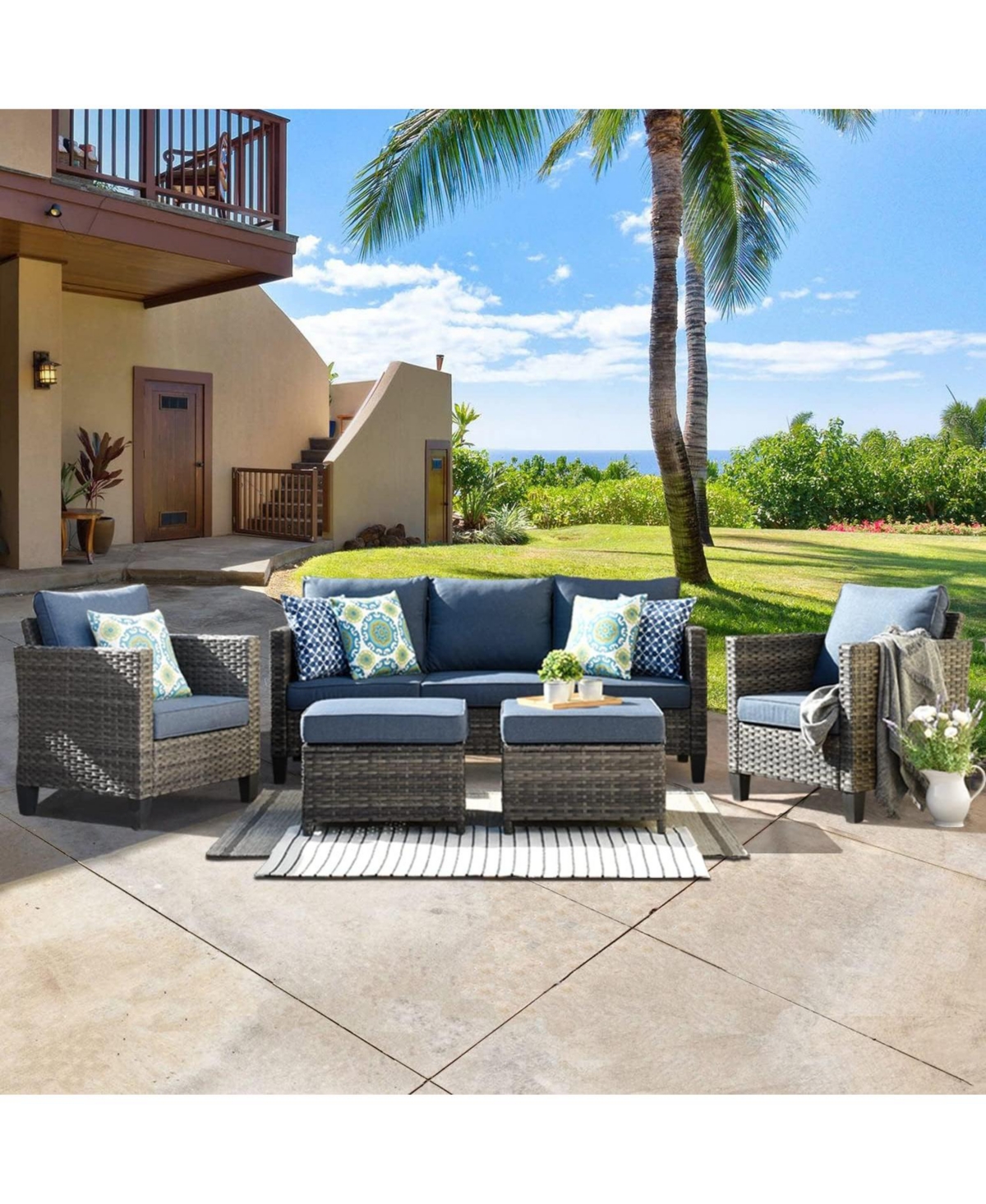 Click here for Xizzi 5 Piece Patio Furniture  Outdoor Furniture S... prices