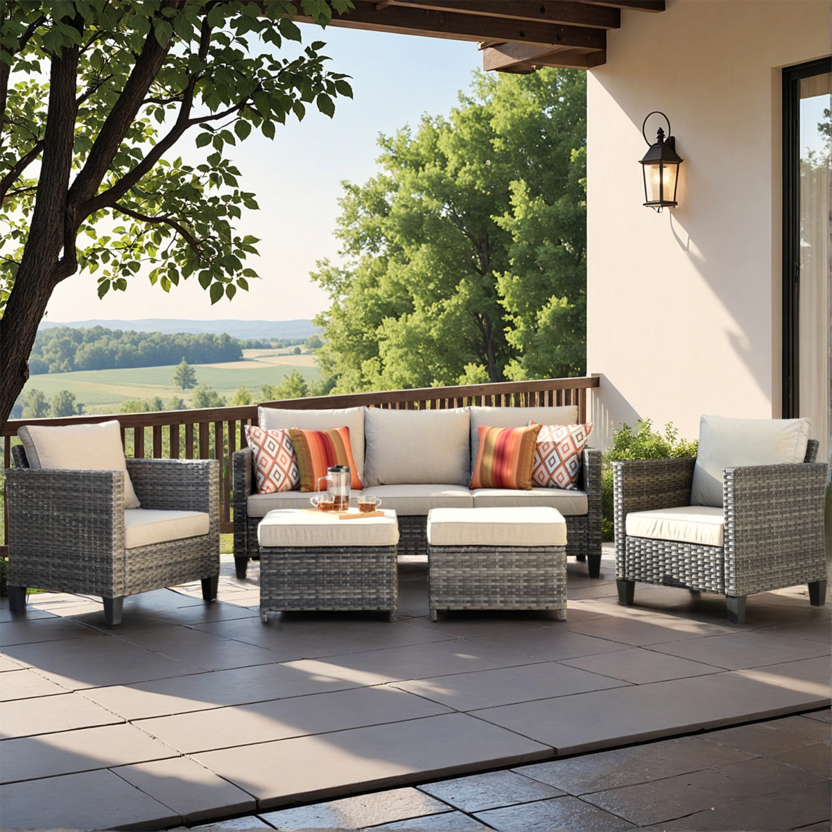 Click here for Xizzi 5 Piece Patio Furniture  Outdoor Furniture S... prices