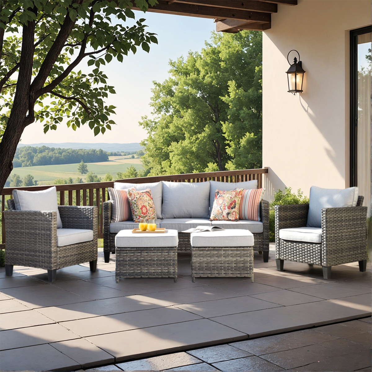 Click here for Xizzi 5 Piece Patio Furniture  Outdoor Furniture S... prices