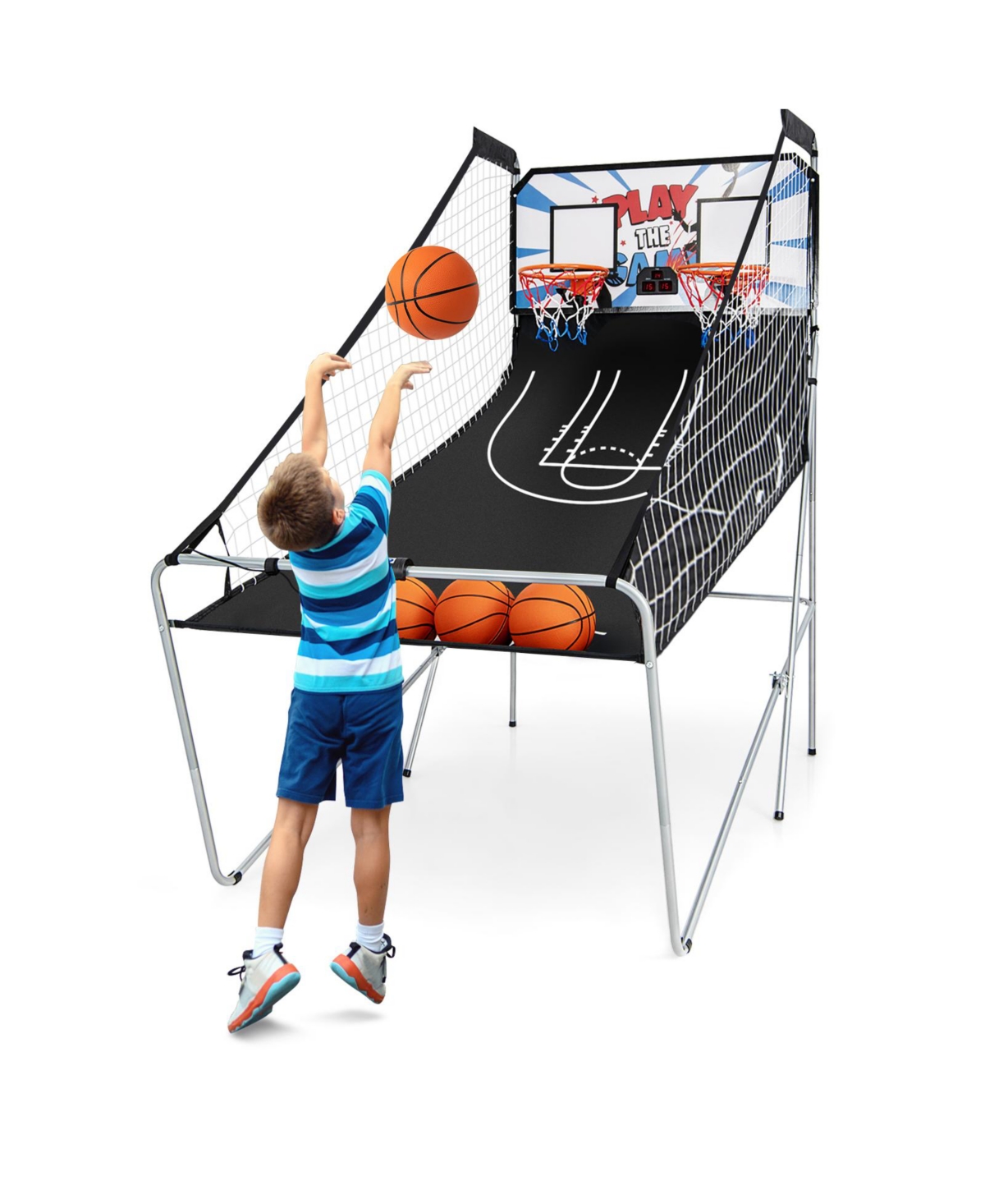 Click here for Kuyotq Foldable Dual Shot Basketball Arcade Game w... prices