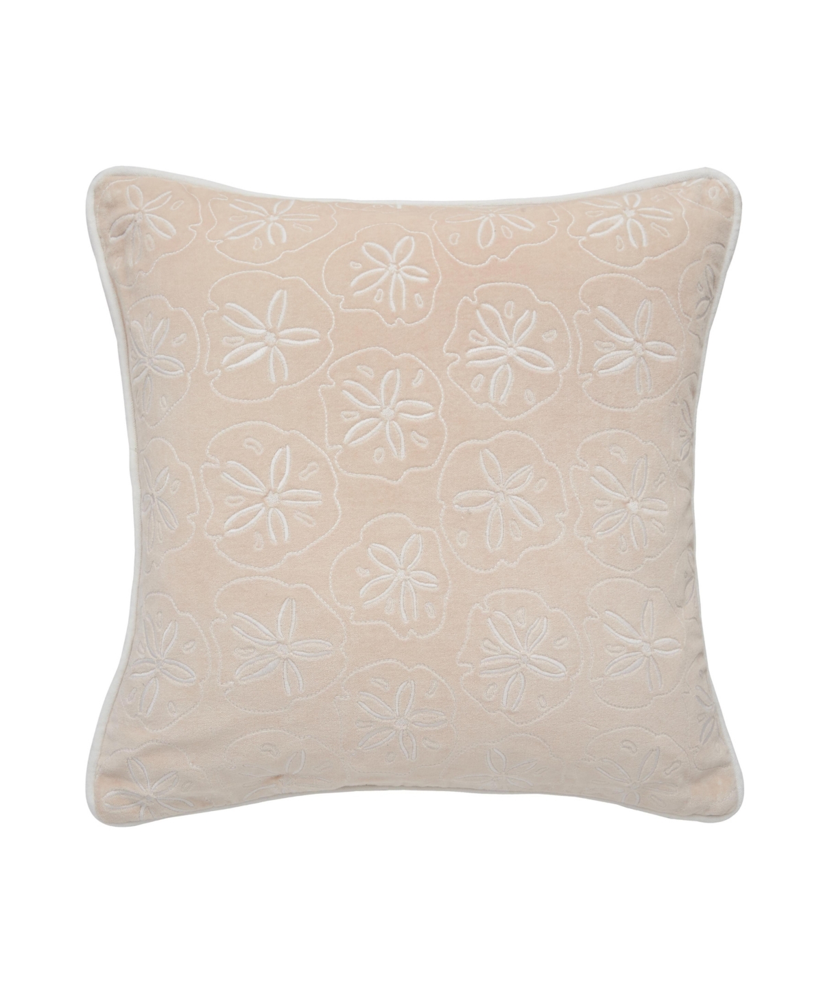 Click here for Sand Dollar Velvet Pillow - Beige/khaki prices