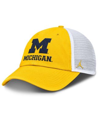 Jordan Men's Maize Michigan Wolverines Club Trucker Adjustable Hat - Macy's