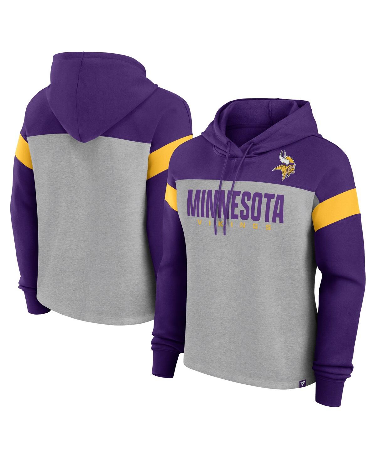 Click here for Fanatics Womens Heather Gray/Purple Minnesota Viki... prices