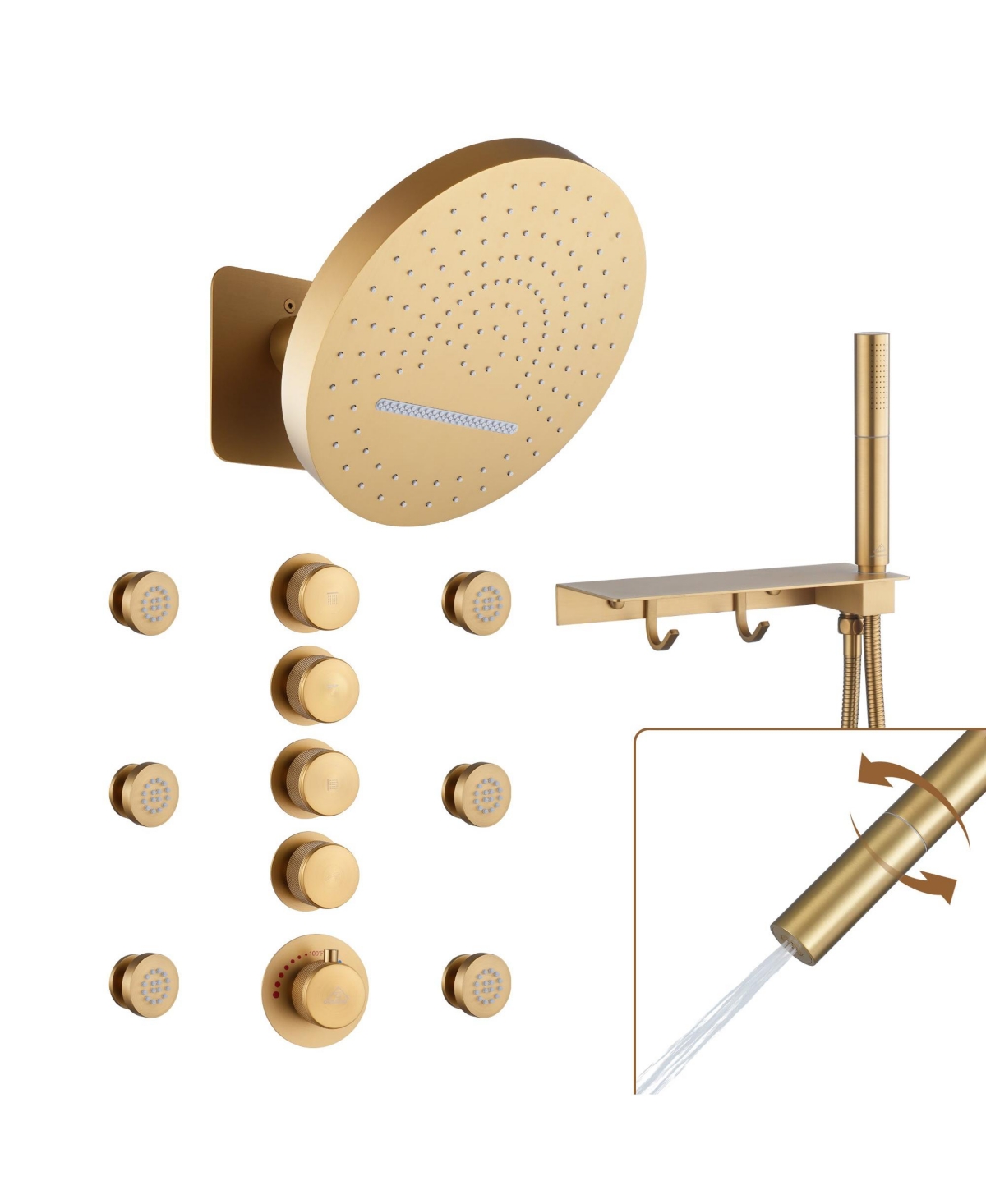 Click here for 4 Functions Diy Shower Faucet Set Free Combination... prices