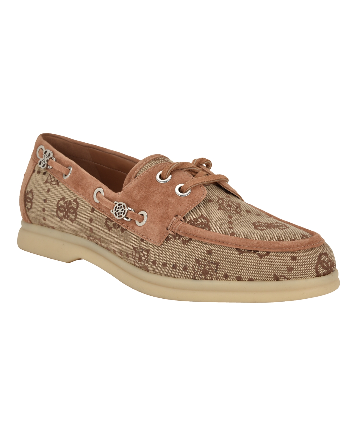 Click here for Guess Womens Yomaya Charms Boat Shoe Loafers - Bro... prices