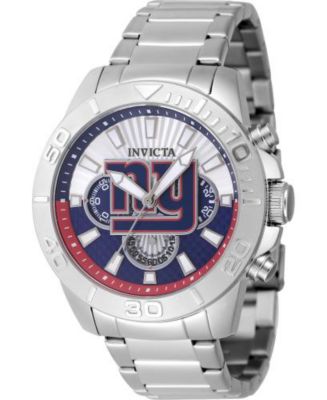 Invicta Men's 47938 NFL New York Giants Quartz Multifunction Silver ...