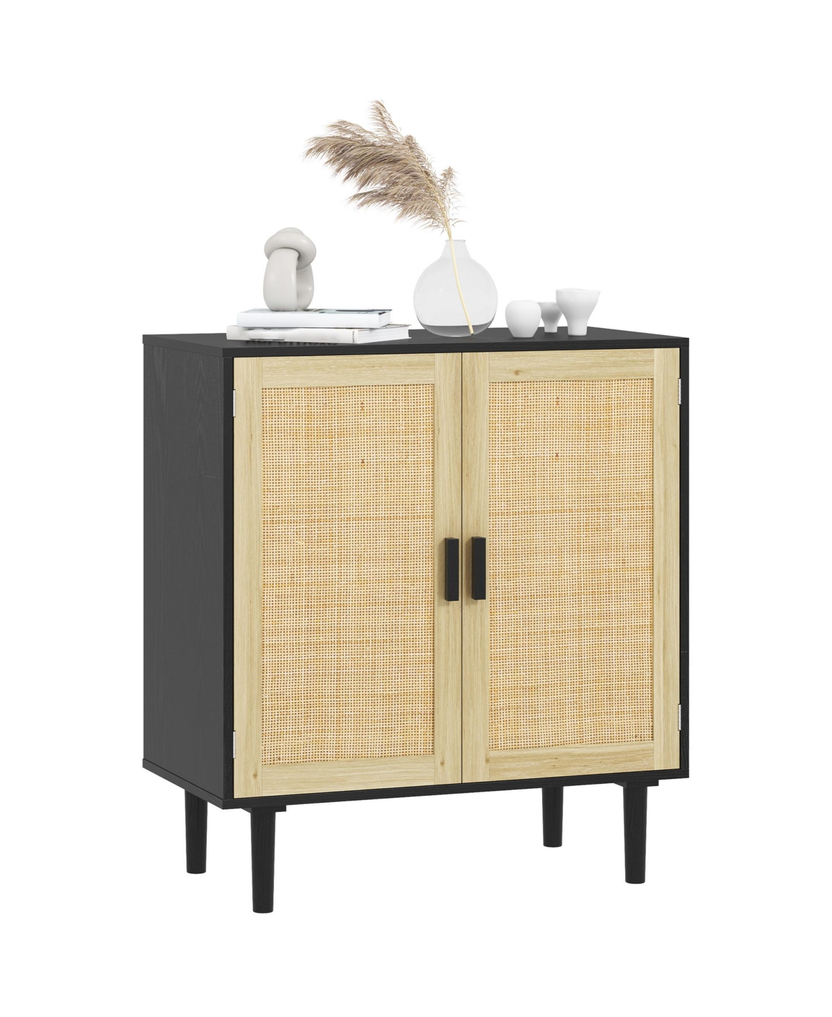 Click here for Homcom Bohemian Sideboard with 2 Rat Doors and She... prices