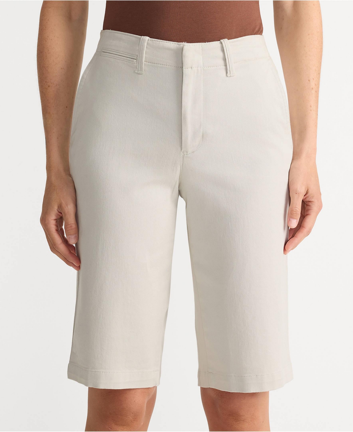 Click here for Lands End Womens Classic 12" Chino Shorts - L... prices