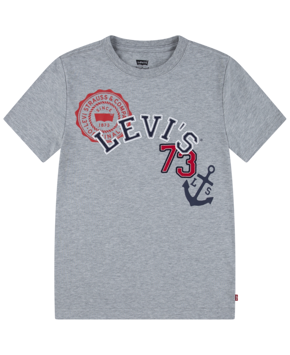Click here for Levis Big Boys Sailing Team T-Shirt - Gray heather prices