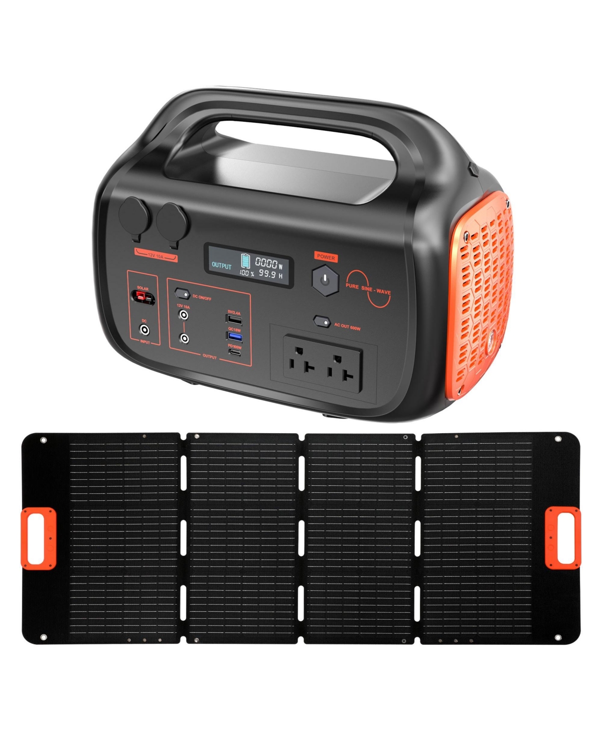 Click here for Mondawe 600W Portable Power Station with 200W Sola... prices