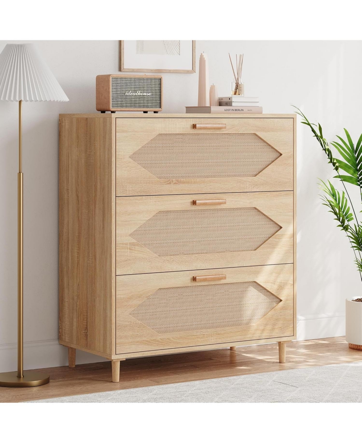 Click here for Dresser for Bedroom with 3 Drawers  Rattan Dresser... prices