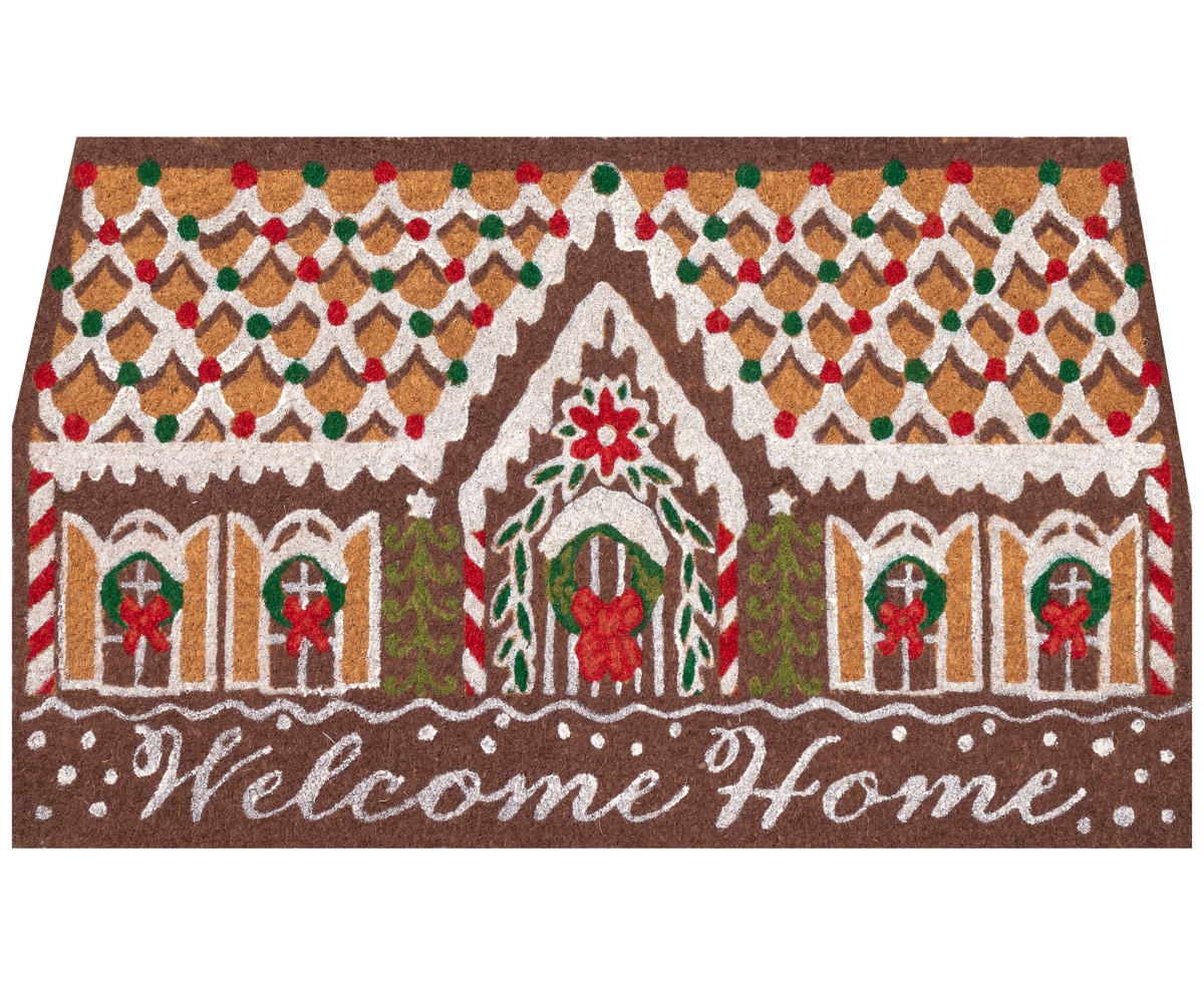 Click here for Liora Manne Natura Gingerbread House Welcome 16x26... prices