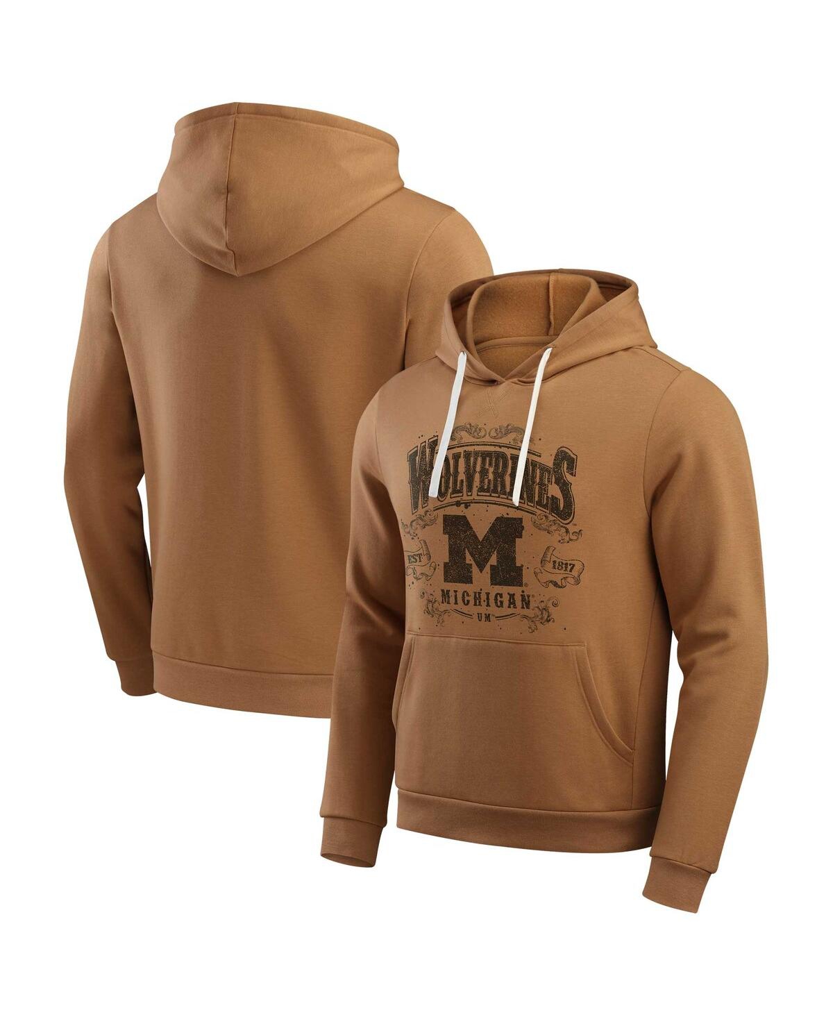 Click here for Fanatics Mens Tan Michigan Wolverines Camp Fleece... prices