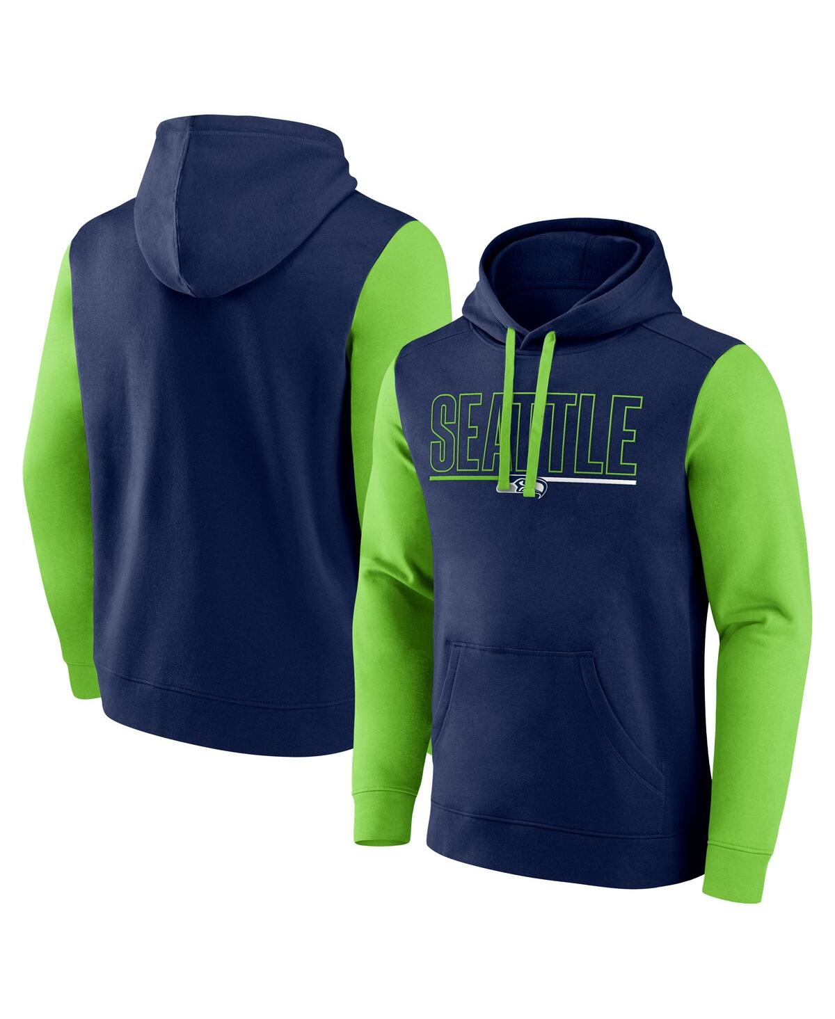 Click here for Fanatics Mens College Navy/Neon Green Seattle Seah... prices