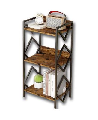 Multi Layer Side Table with Storage Rack for Organized and Stylish ...