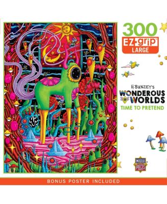 Masterpieces Wonderous Worlds - Time to Pretend 300 Piece EZ Grip ...
